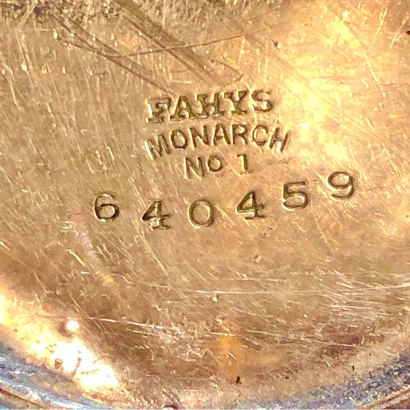 Fahys | Accessories | Antique Gold Fill Pocket Watch Case Fahys Monarch ...